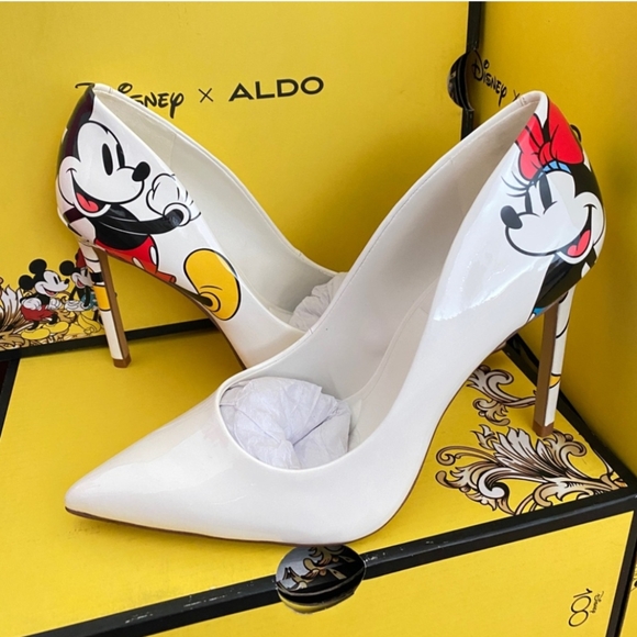Disney | Shoes | Disney X Aldo Mickey And Minnie Mouse Heels New In Box ...